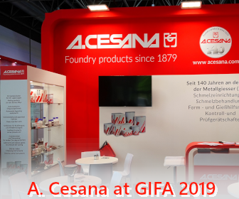 A. CESANA AT GIFA 2019 - A.Cesana S.r.l. - Prodotti per Fonderie