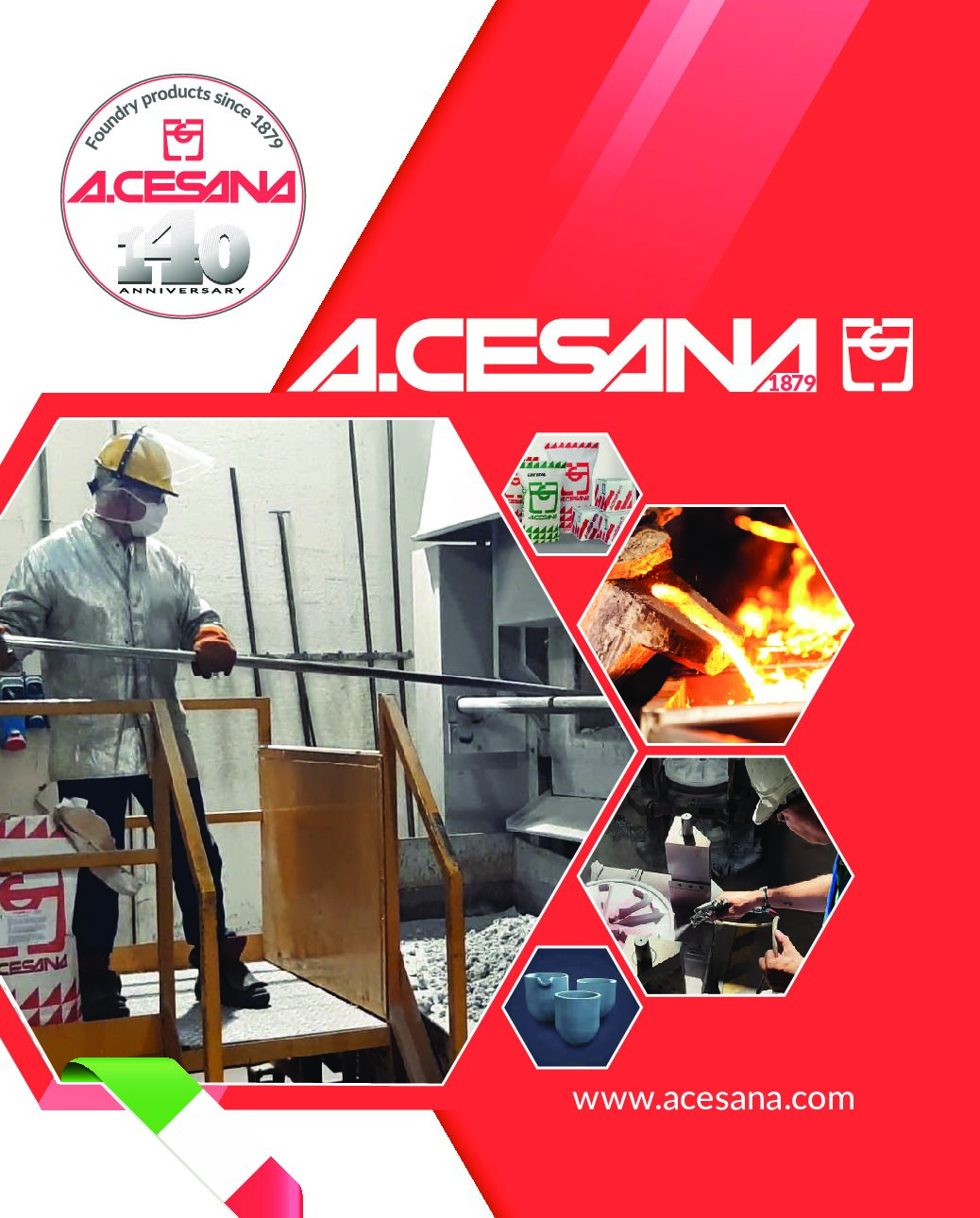 Catalogues - A.Cesana S.r.l. - Prodotti per Fonderie